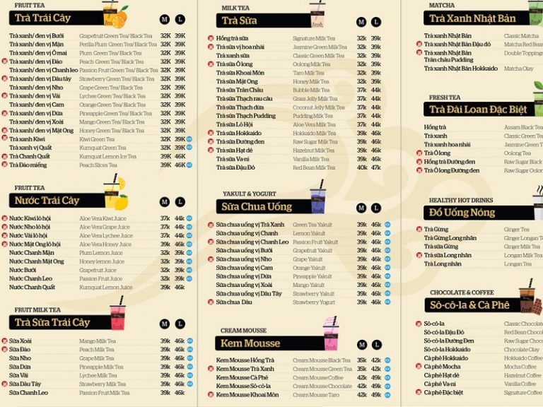 29+ mẫu thiết kế menu quán cafe đẹp, sáng tạo nhất 2024